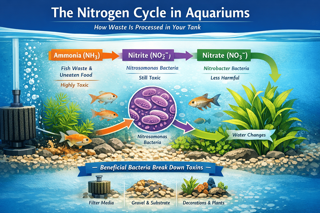 Nitrogen Cycle in Aquariums Explained | Birchwood Aquatic Centre